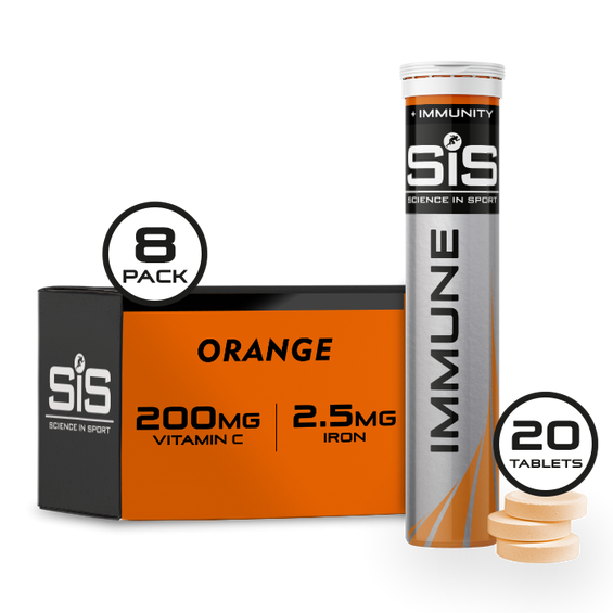 UNNU Ltd. SIS IMMUNE Multi Vitamin Drink - 20 Tablet Tube (8 Pack)