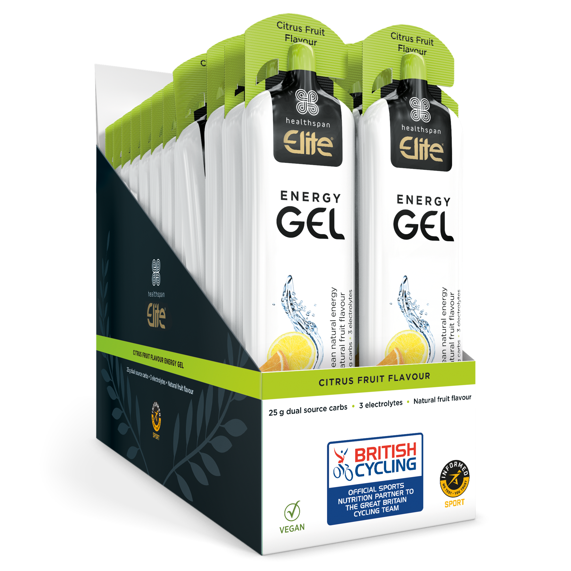 UNNU Ltd. Healthspan Elite: Energy Gels (24 x 60g)