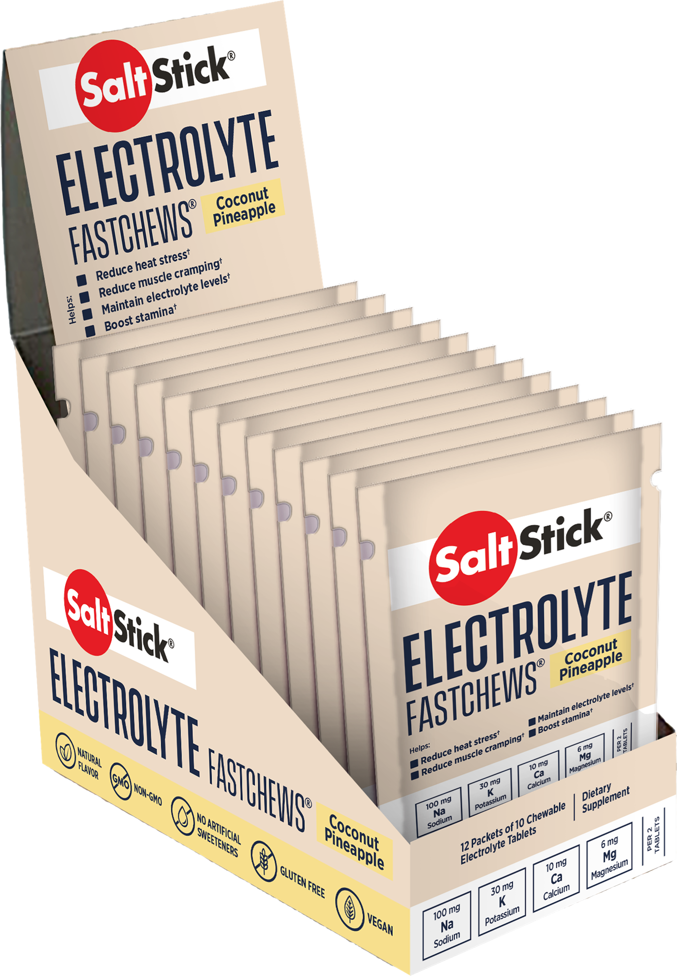 UNNU Ltd. Salt Stick Fast Chews Box (12 x 10 packs)