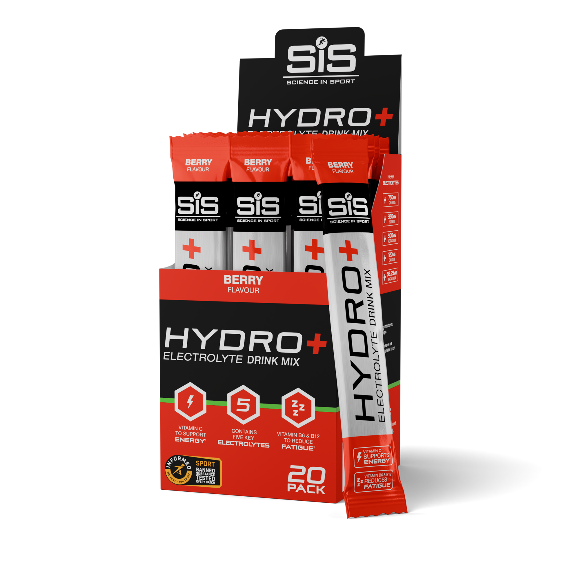 UNNU Ltd. SIS Hydro+ Electrolyte Drink Mix - ( 20 x 4.5g Stick Box)