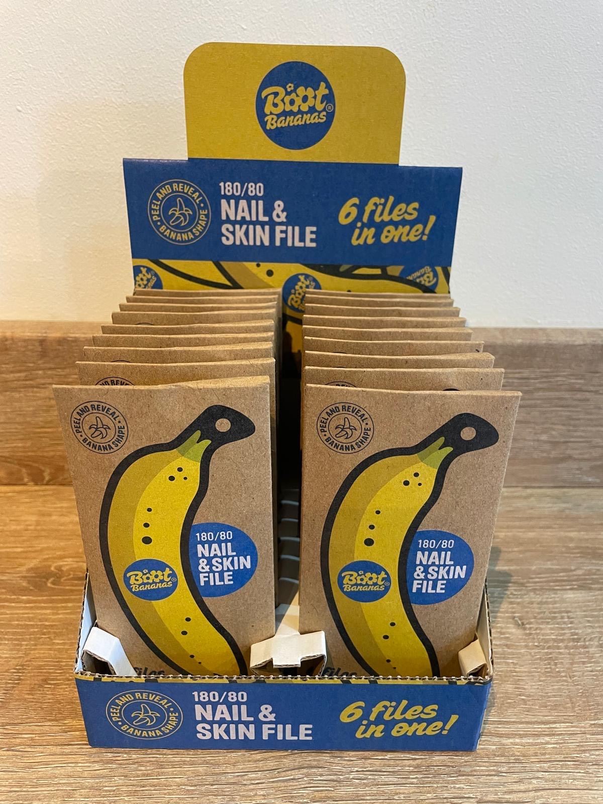 Boot Bananas - Nail & Skin File Set - Retail Display Box (20 units) | UNNU