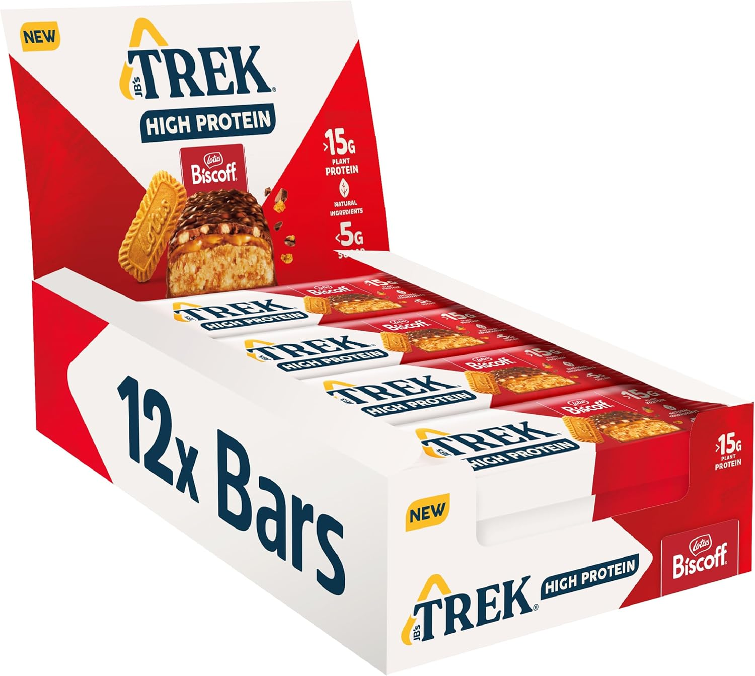 Trek High Protein Low Sugar (12 x 55g Bars) | UNNU